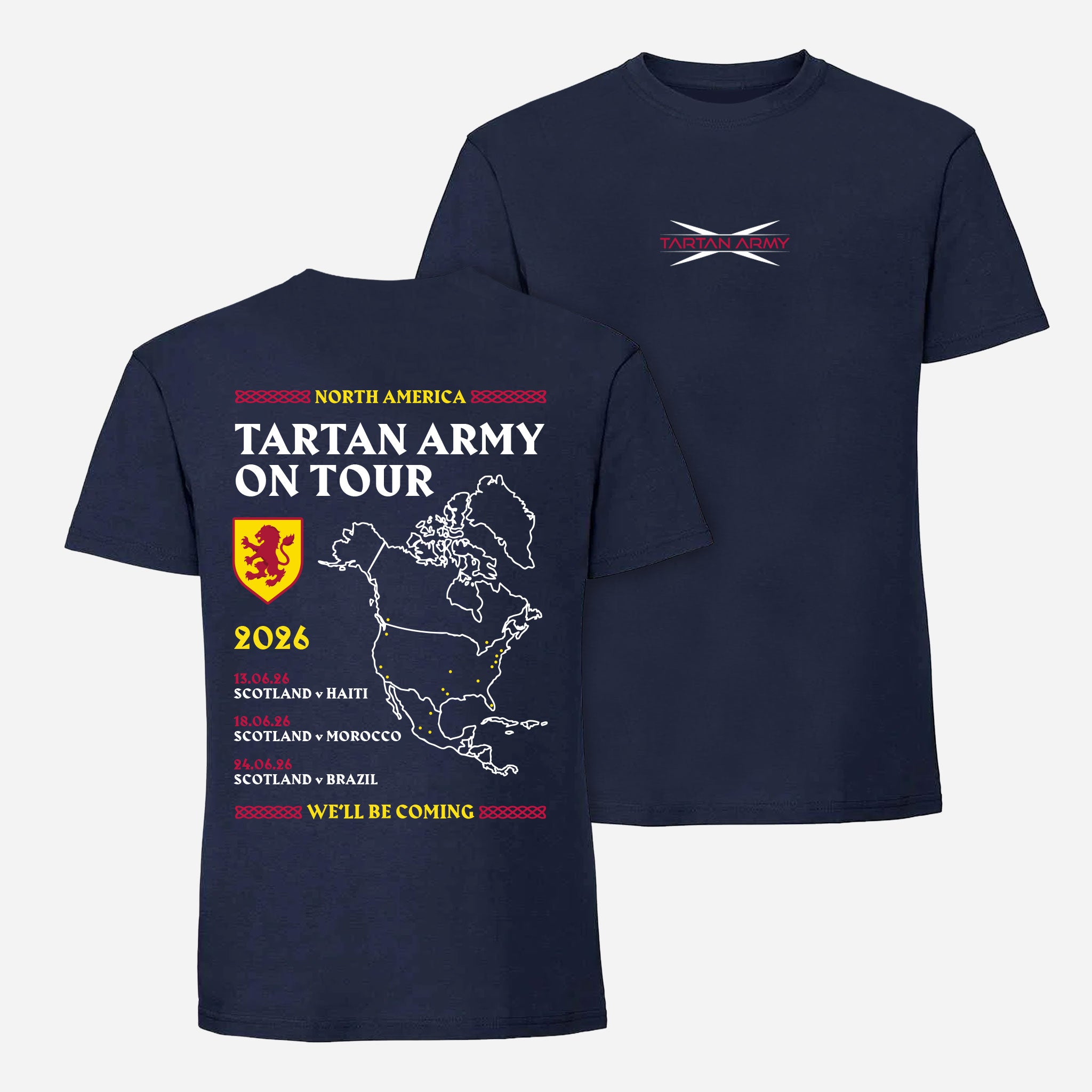 Tartan Army on Tour T-Shirt – Tartan Army Shop